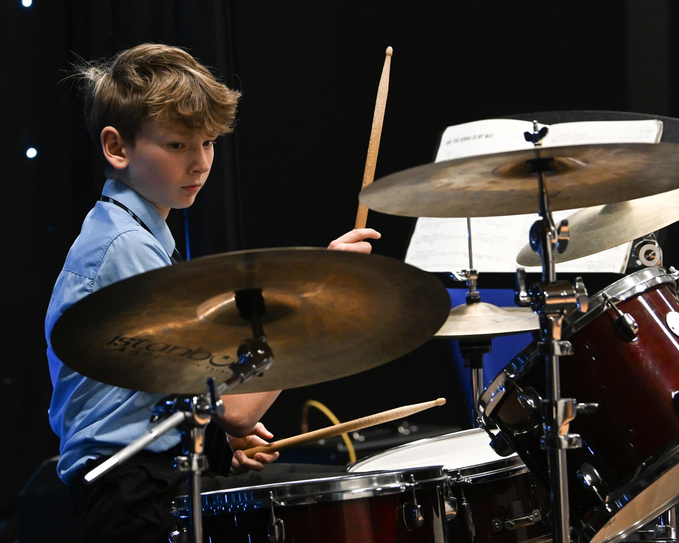 percussion benjy i middle school accompanied song connie n upper school ...