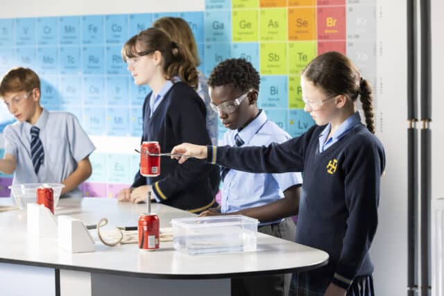 CPS Filming Science Experiment