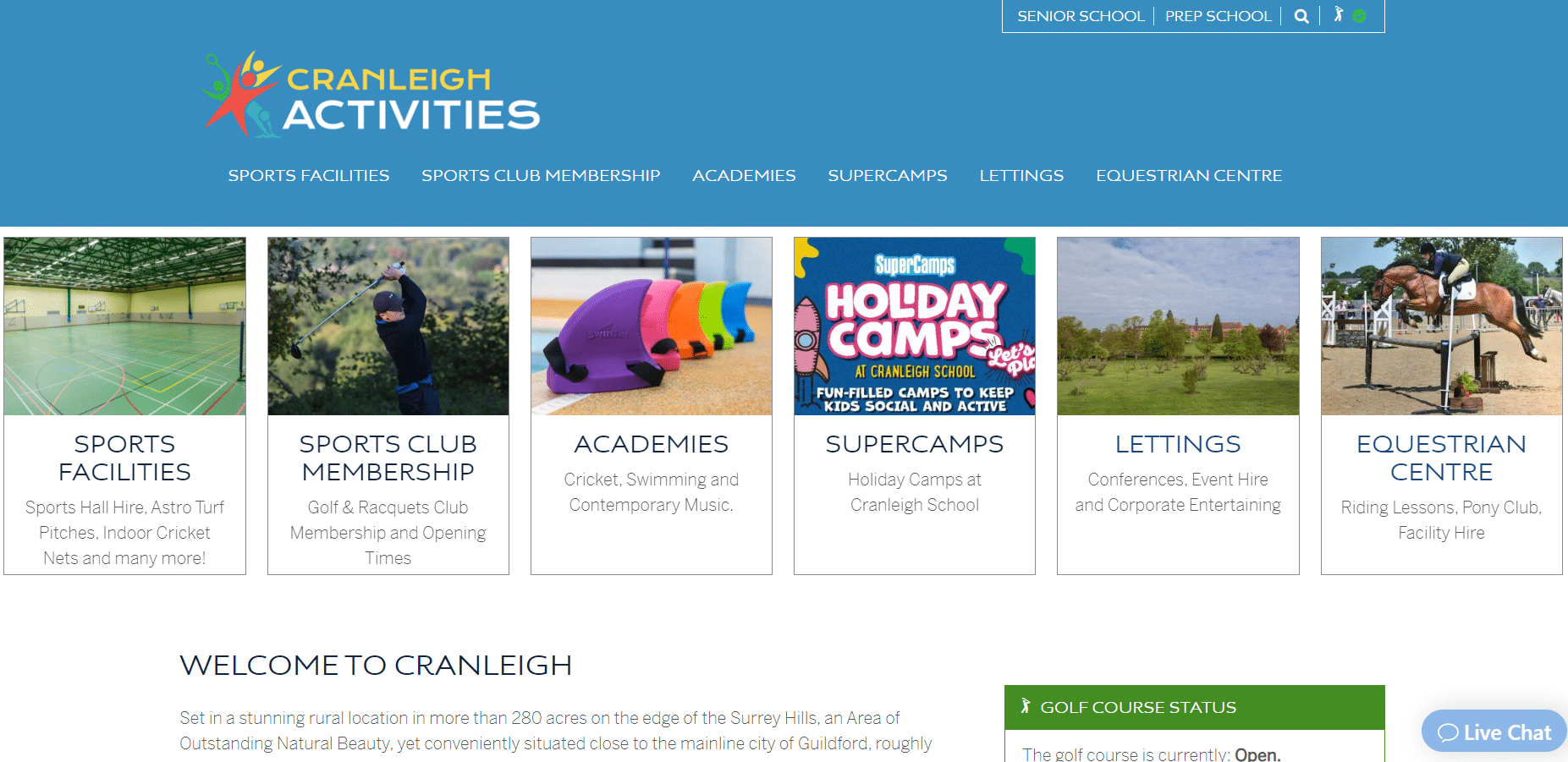 Venue Hire - Cranleigh School